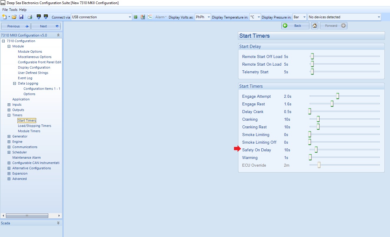 Modifying the Safety On Delay on a Deep Sea Electronics Control Module ...